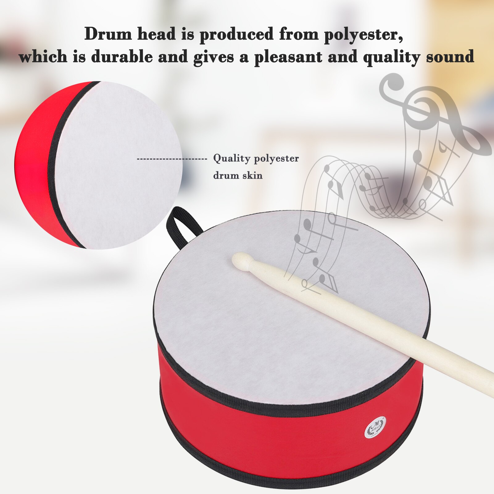 Muslady Hand Drums 8-inch Portable Drum Kids Instr... – Grandado