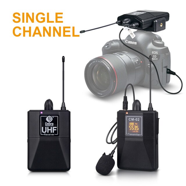 UHF Wireless Lavalier Microphone with 30 Selectabl... – Vicedeal