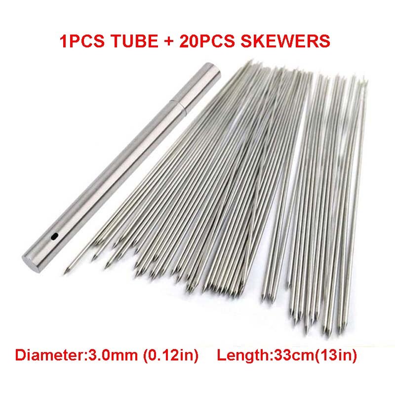 3Mm Dikke Barbecue Spiesjes Rvs Non Stick Bbq Spie... – Grandado