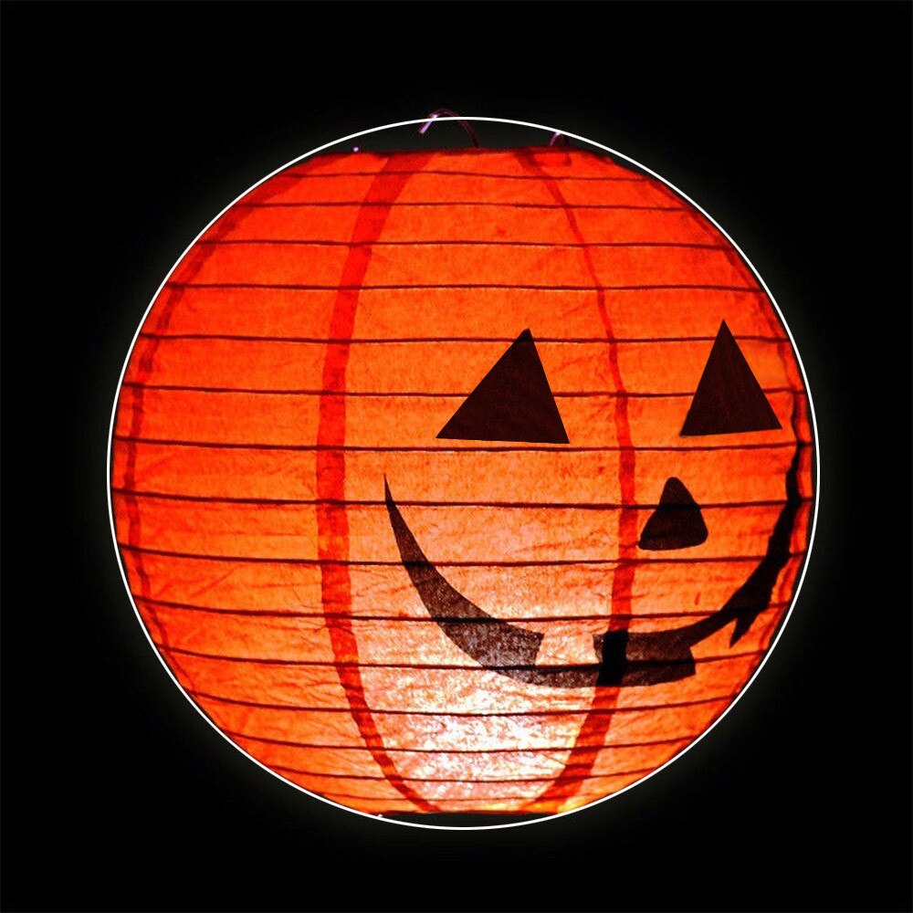 1PC Halloween Paper Pumpkin Hanging Lantern DIY Pa... – Grandado