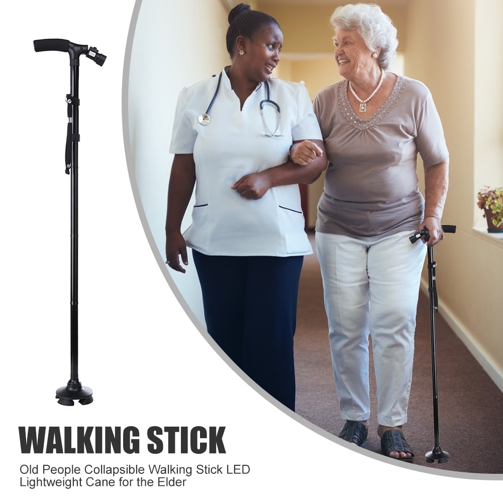 Foldable Walking Sticks Old People Collapsible Wal... – Vicedeal
