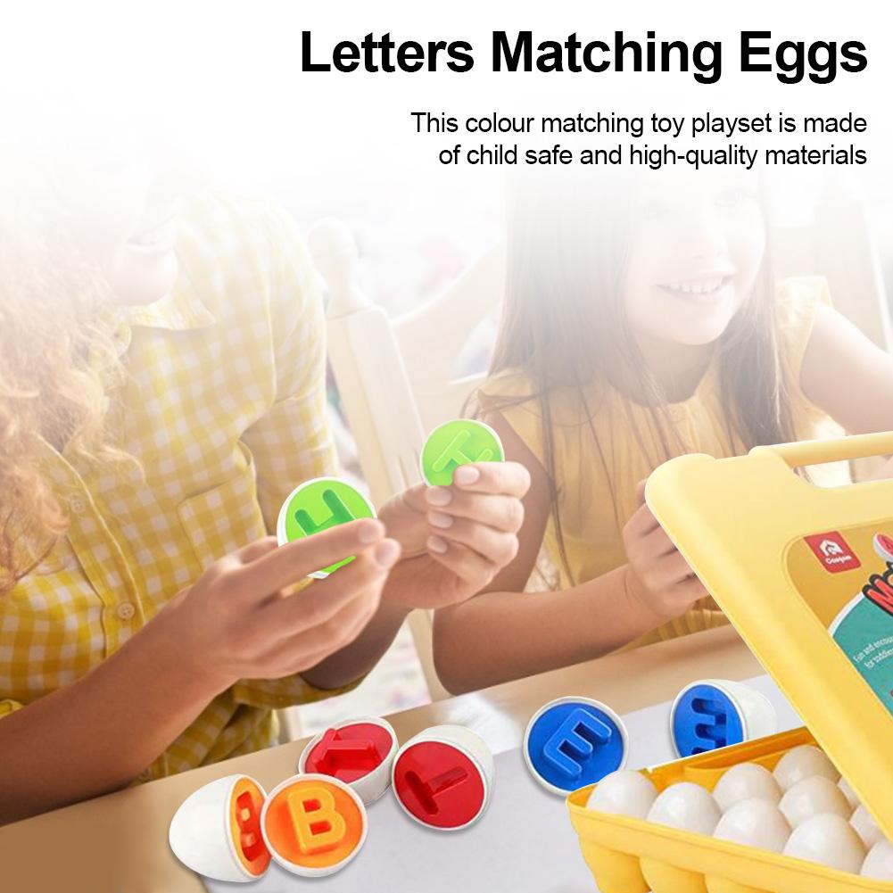 Matching Eggs Set Letters Matching Eggs 26PCS ABC ... – Vicedeal