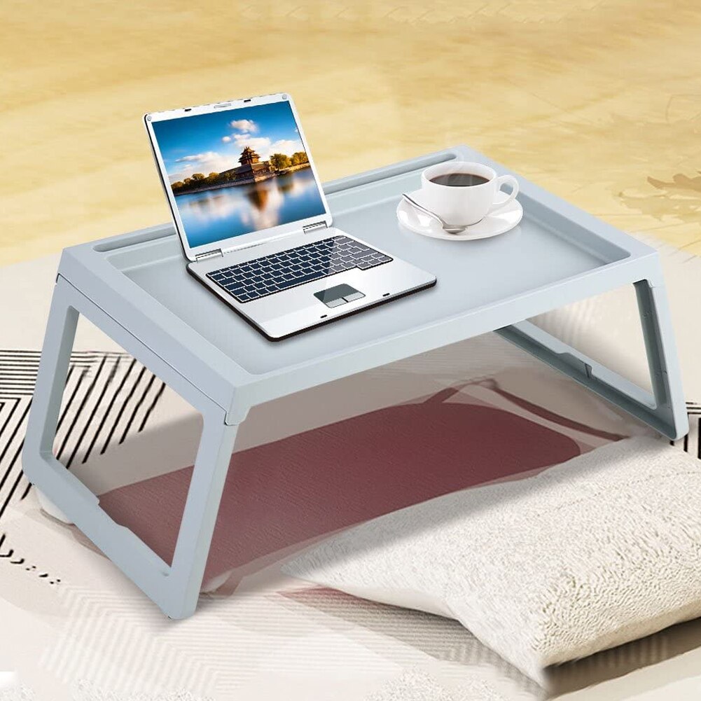 Grey Multi-Function Table Portable Foldable Desk L... – Vicedeal