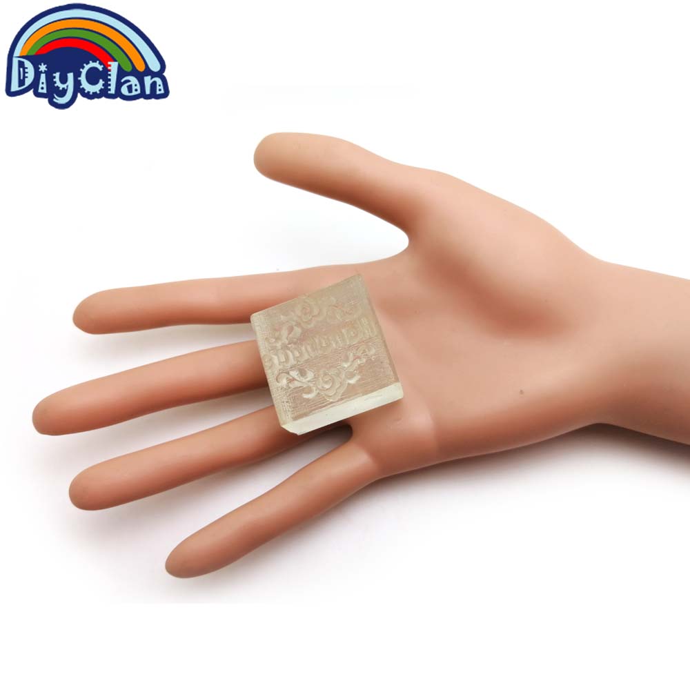 Handmade resin soap stamp mold mini diy "handmade"... – Grandado