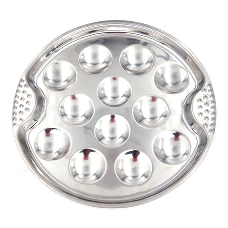 12 Holes Snail Dish Plate Restaurant Serving Dish ... – Vicedeal