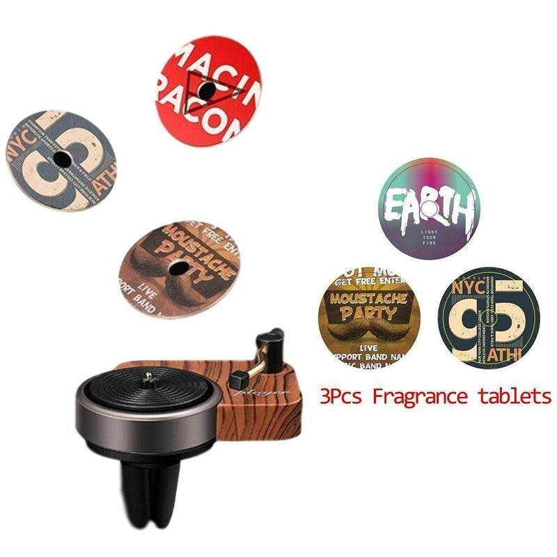 Auto Luchtverfrisser Draaitafel Fonograaf Auto Geu... – Grandado