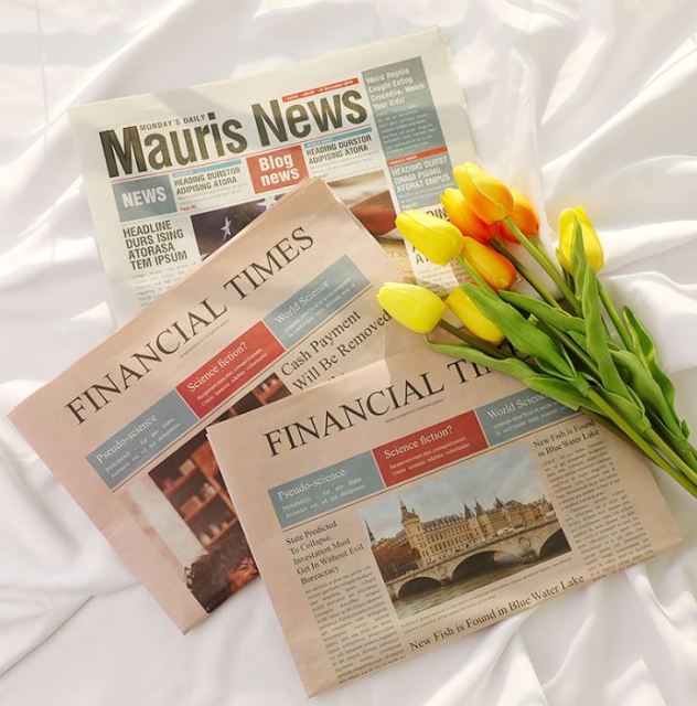 INS-Style Retro English Newspaper Old Newspaper In... – Vicedeal