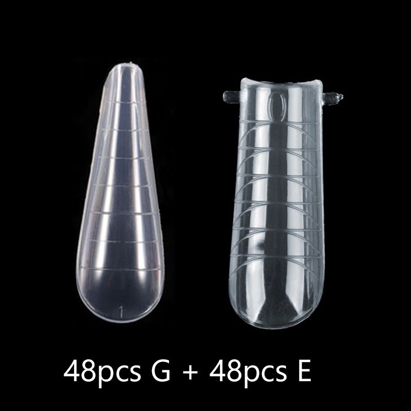 96Pcs Nail Systeem Volledige Cover Nail Uitbreidin... – Vicedeal