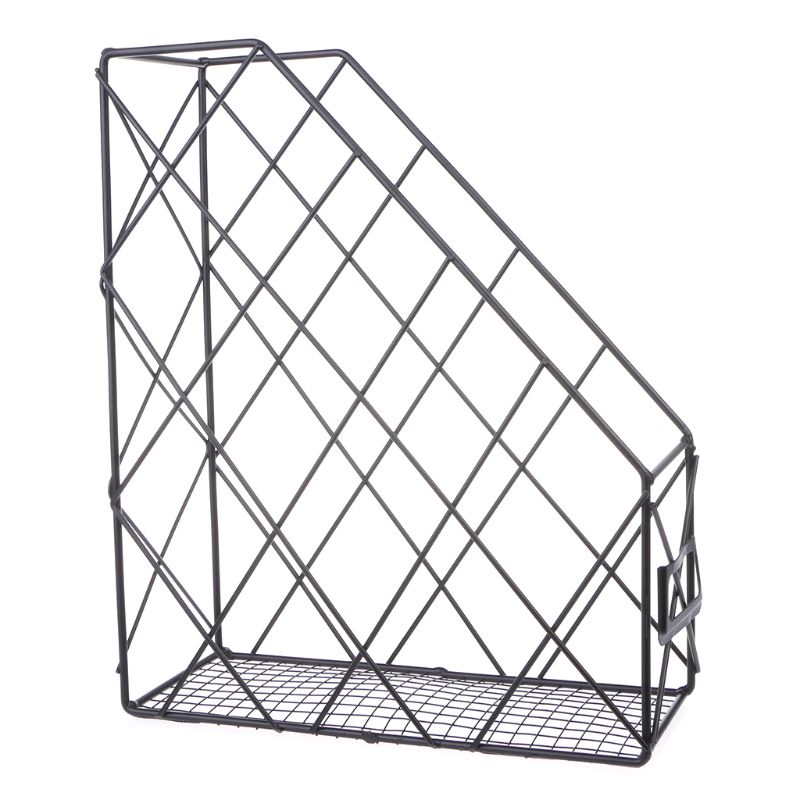 Modern Desktop Book Storage Rack Iron Bookshelf Or... – Grandado