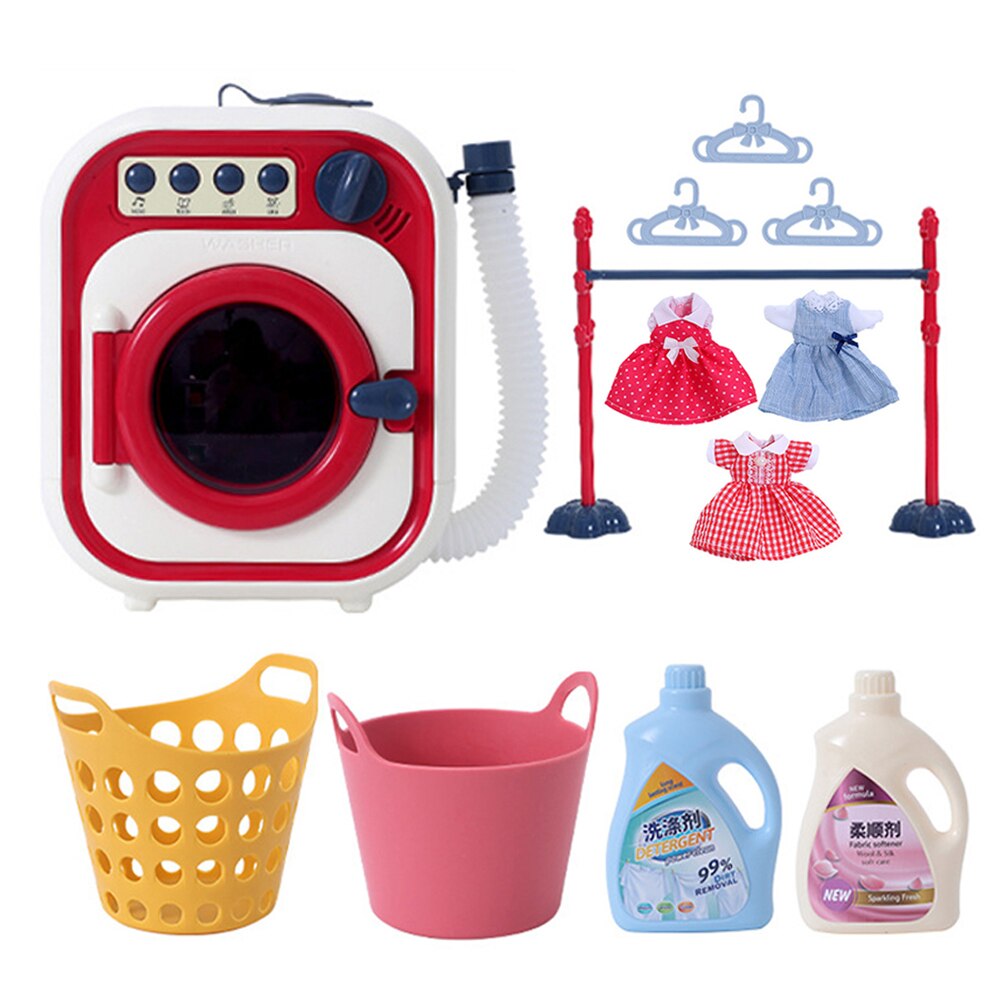 Mini Cute Electric Washing Machine Toy Playset Pre... – Vicedeal
