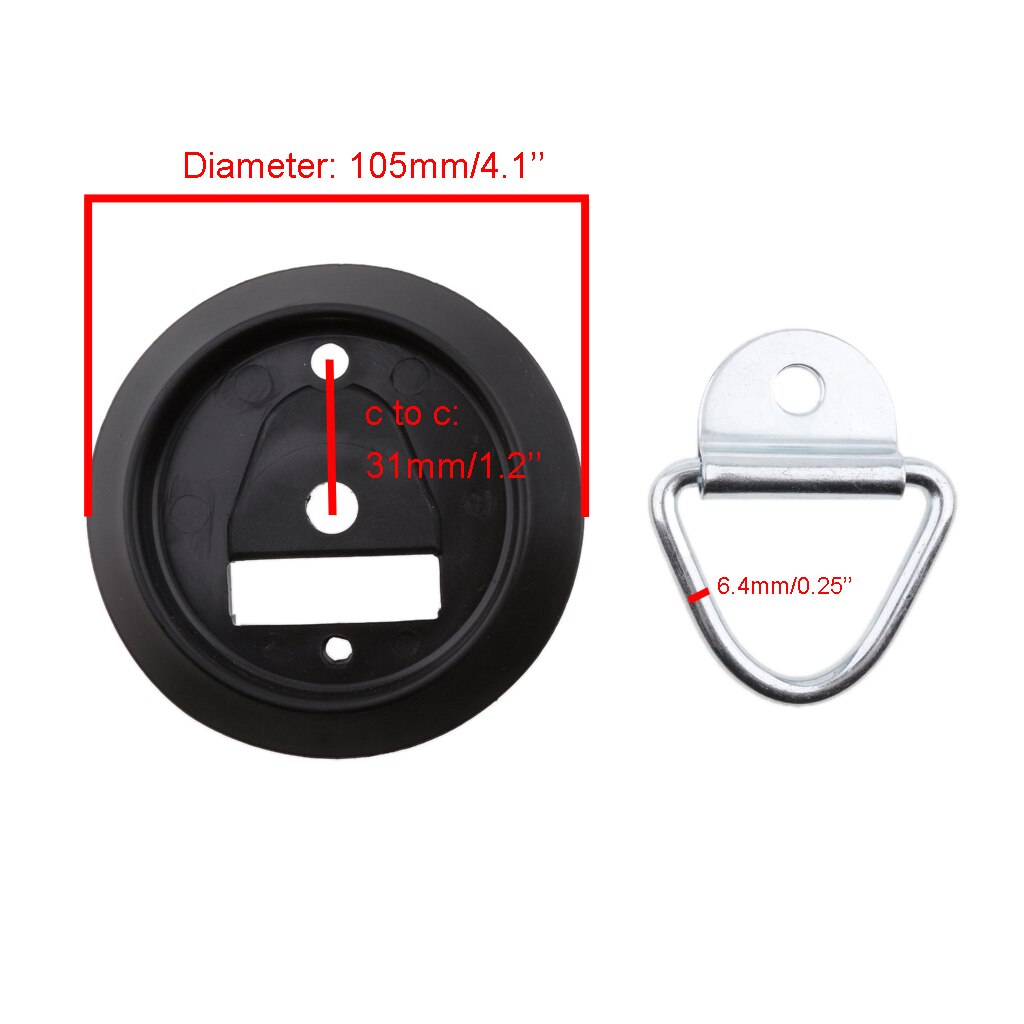 Bolt On Recessed D Ring Lashing Rings for Trailer ... – Vicedeal