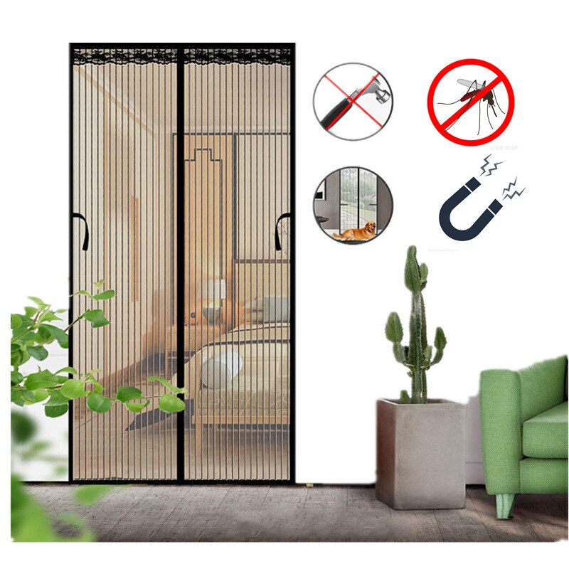 Magnetische Hordeur Gordijn Zomer Anti-Mosquito Fl... – Vicedeal
