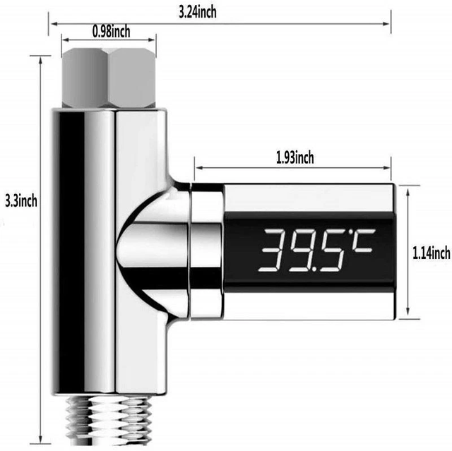 Type Shower Led Display Celsius Water Temperature ... – Vicedeal