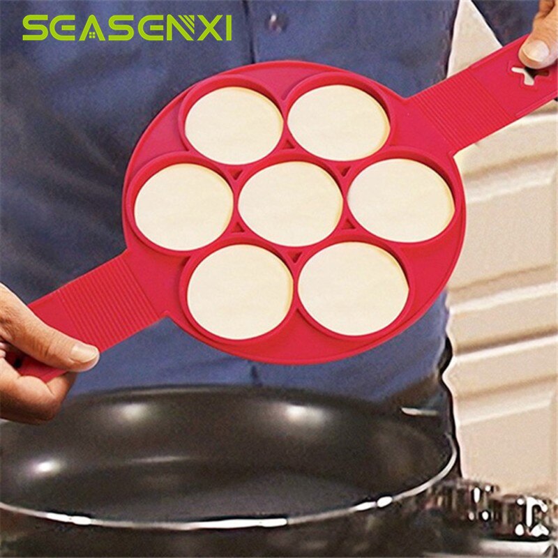 Silicone Nonstick Pancake Maker Mold Christmas Hea... – Grandado