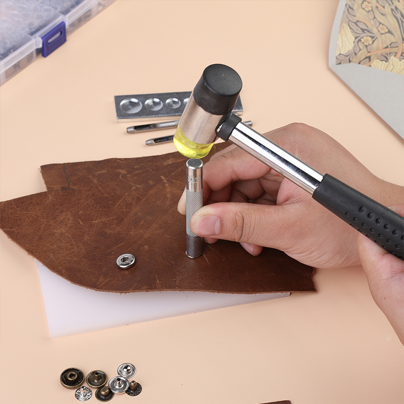 LMDZ Double Face Tap Rubber Hammer 11pcs Die Hole ... – Grandado