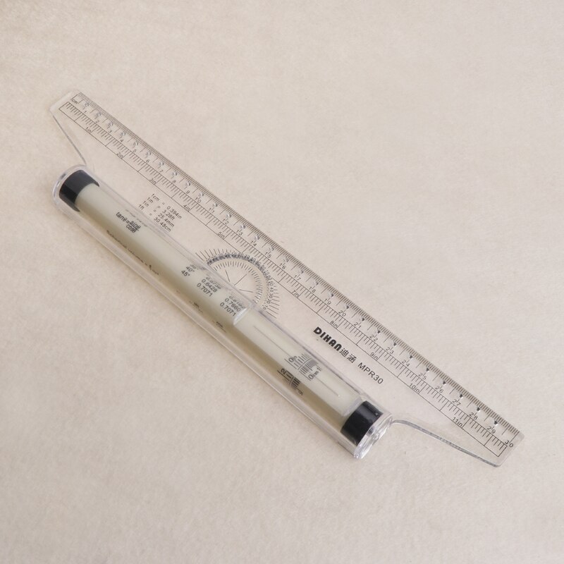 Rolling Parallel Ruler Foot Inch Metric Angle Rule... – Vicedeal