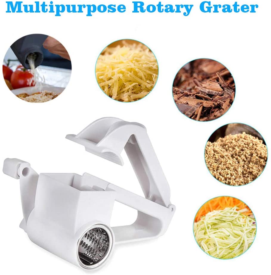 Rotary Cheese Grater Manual Handheld Cheese Grater... – Vicedeal