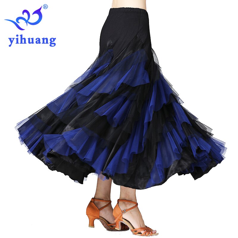 Dance Performance Skirt for Ballroom Dance Skirt T... – Grandado