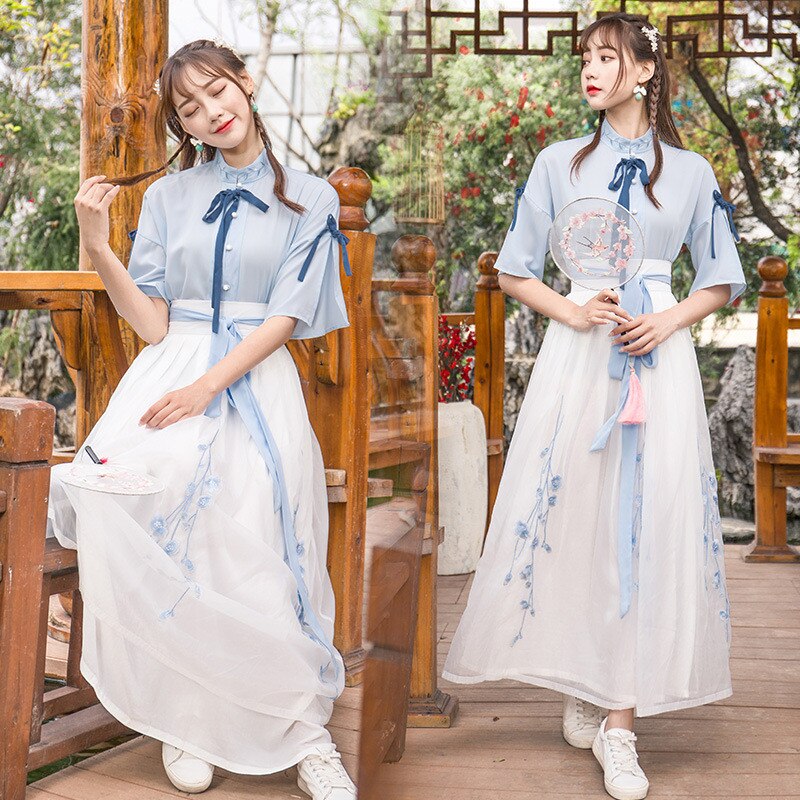 Women Chinese Traditional Style Hanfu Dress Sweet ... – Grandado