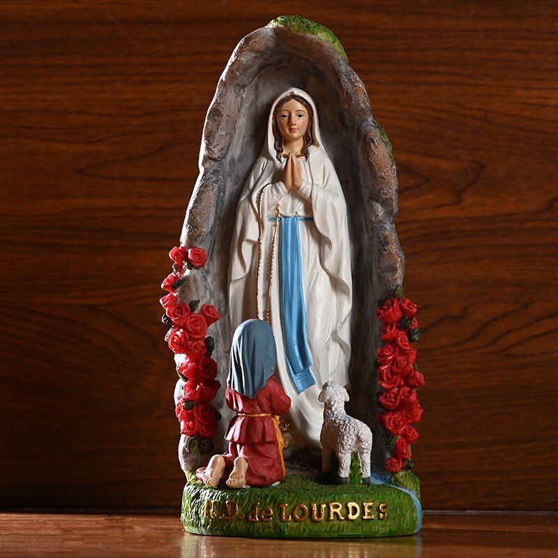 Belle Statue de la vierge marie, sculpture, décora... – Grandado