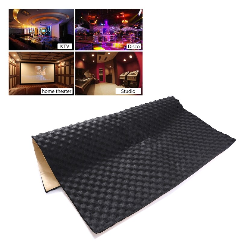 100x100cm Sound Absorber Acoustic Self Adhesive Ru... – Grandado