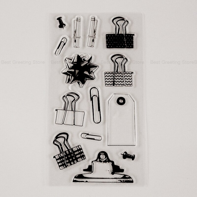 office supplies clear stamps silicone diy binder c... – Grandado