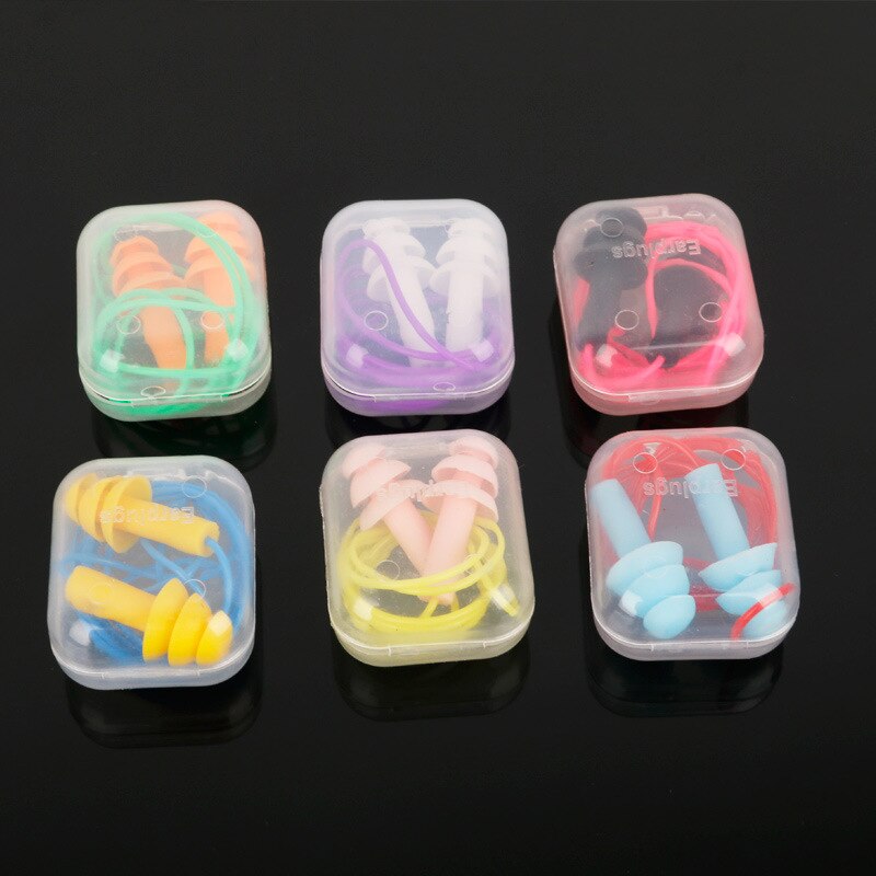 6 Pairs Soft Silicone Ear Plugs Sound Insulation E... – Grandado