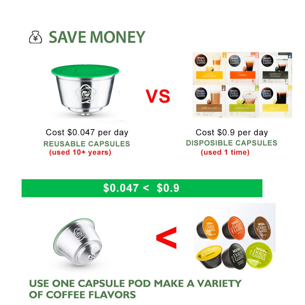 Icafilas Herbruikbare Koffie Capsule Voor Nescafe ... – Vicedeal