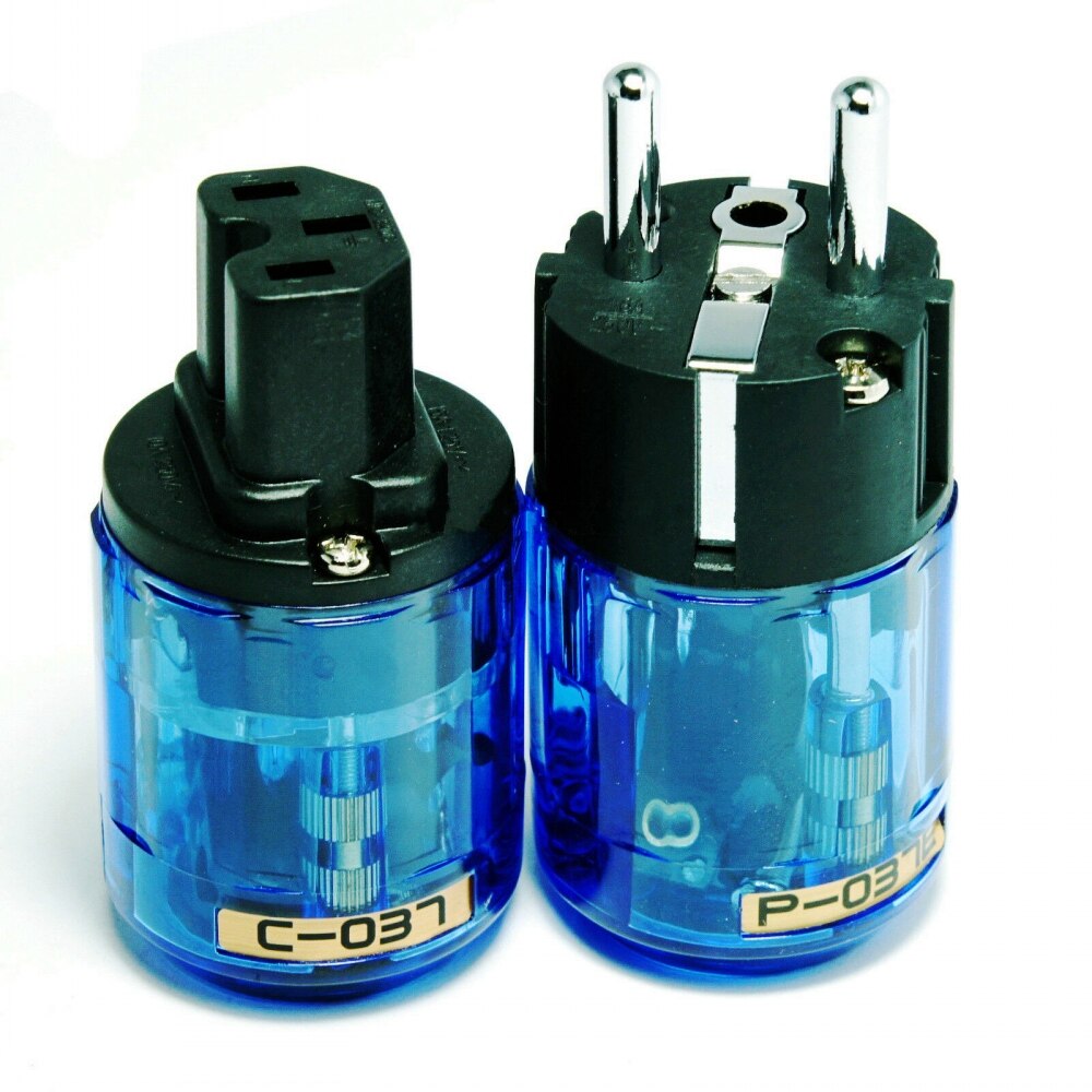 Oyaide C-037 P-037e Schuko Europa EU Power Plug Rh... – Vicedeal