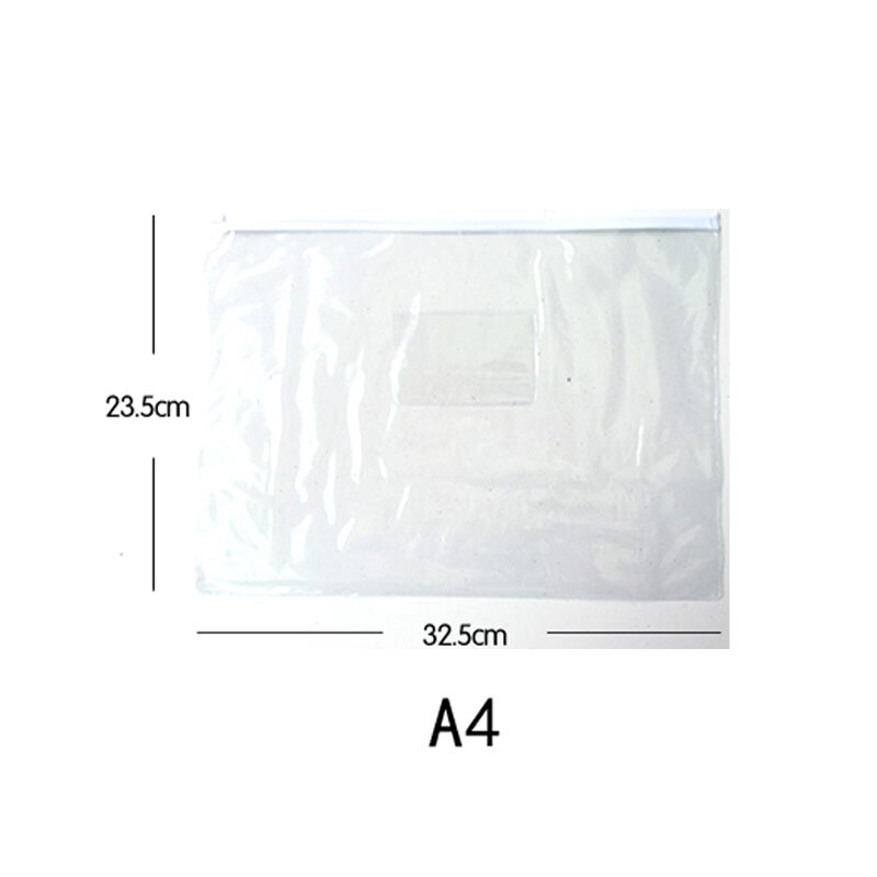 10pcs/lot A4/A5/A6/B4/B5 Transparent Zipper File T... – Grandado