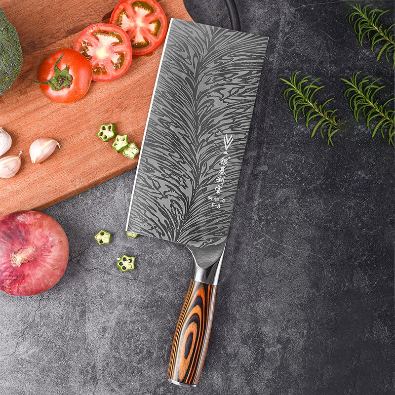 Chinese Cleaver Handmade Chopper Chef 5cr15 Stainl... – Vicedeal