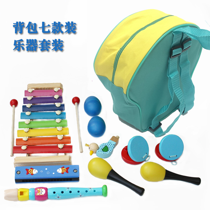 Toddler Musical Instruments Set 7 PCS Percussion I... – Vicedeal