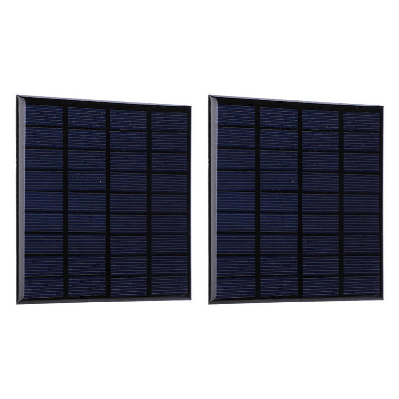 DC 9V 2W Epoxy Solar Panels Polysilicon Battery To... – Grandado