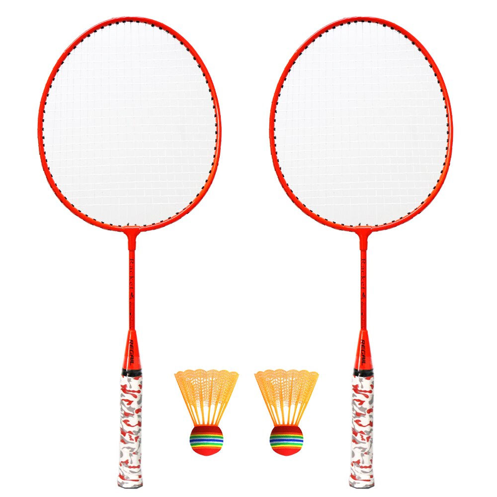 1 Paar Badminton Rackets Met Ballen 2 Speler Badmi... – Grandado