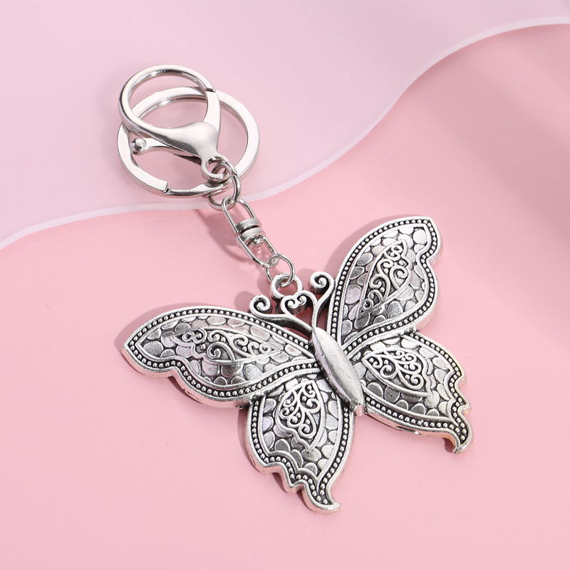 Lovely Butterfly And Flower Keychain Animal Garden... – Grandado