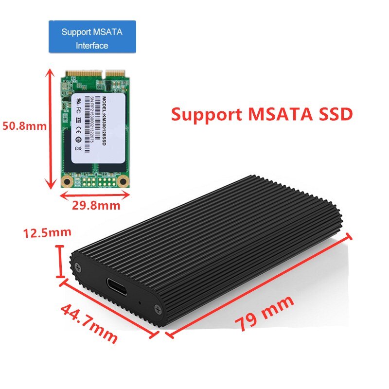 Ssd Behuizing Type C Naar Type C Ondersteuning 224... – Grandado