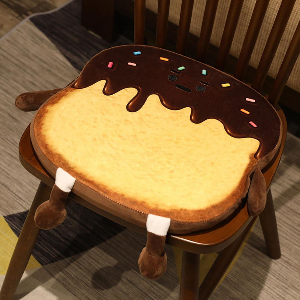 Seat Cushion Adorable Bread Shape Plush Toast Slic... – Grandado