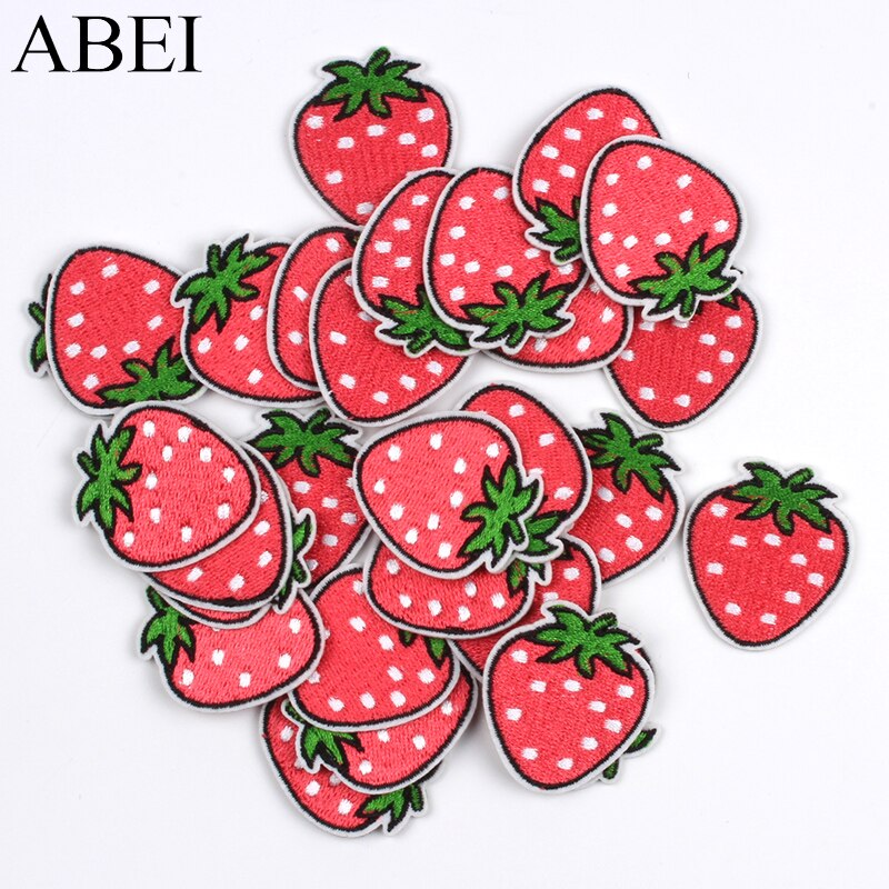 10pcs Cartoon Strawberry Patch DIY Embroidery Patc... – Grandado