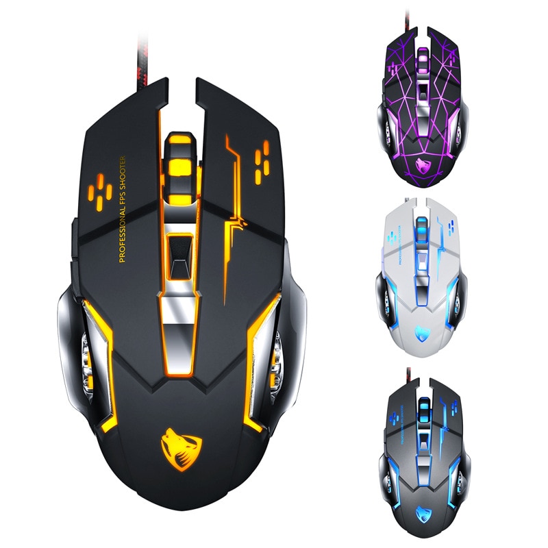 Gaming Mouse 3200DPI Adjustable Wired Optical 6 Bu... – Grandado