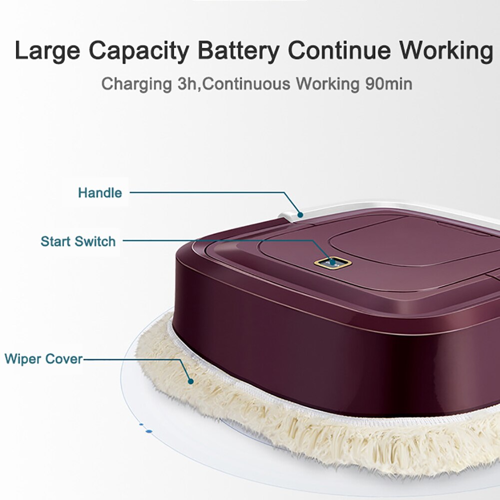 Auto Smart Robot Vacuum Cleaner Hand Push Floor El... – Grandado