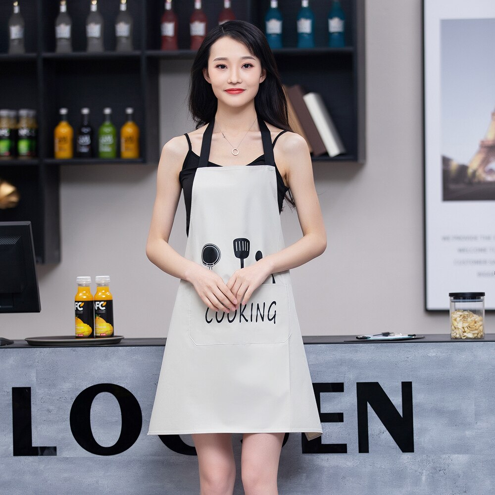 Waterdichte Servies Afdrukken Schort Unisex Keuken... – Grandado