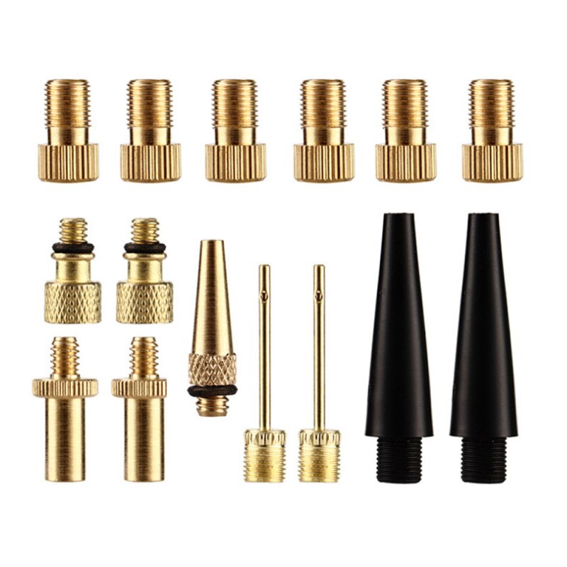 Bicycle Valve Adapter Set Leak-free DV AV SV Valve... – Grandado