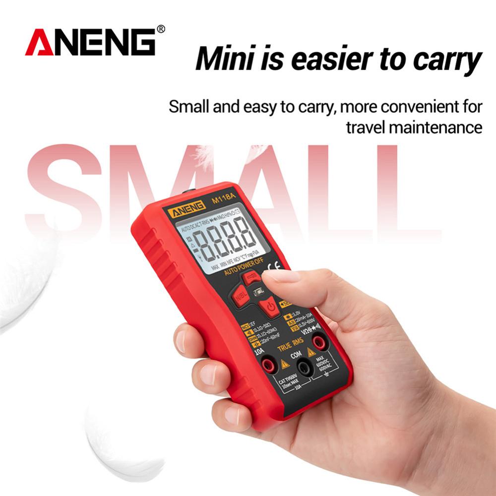 ANENG M118A Digital Multimeter True RMS AC/DC Volt... – Grandado