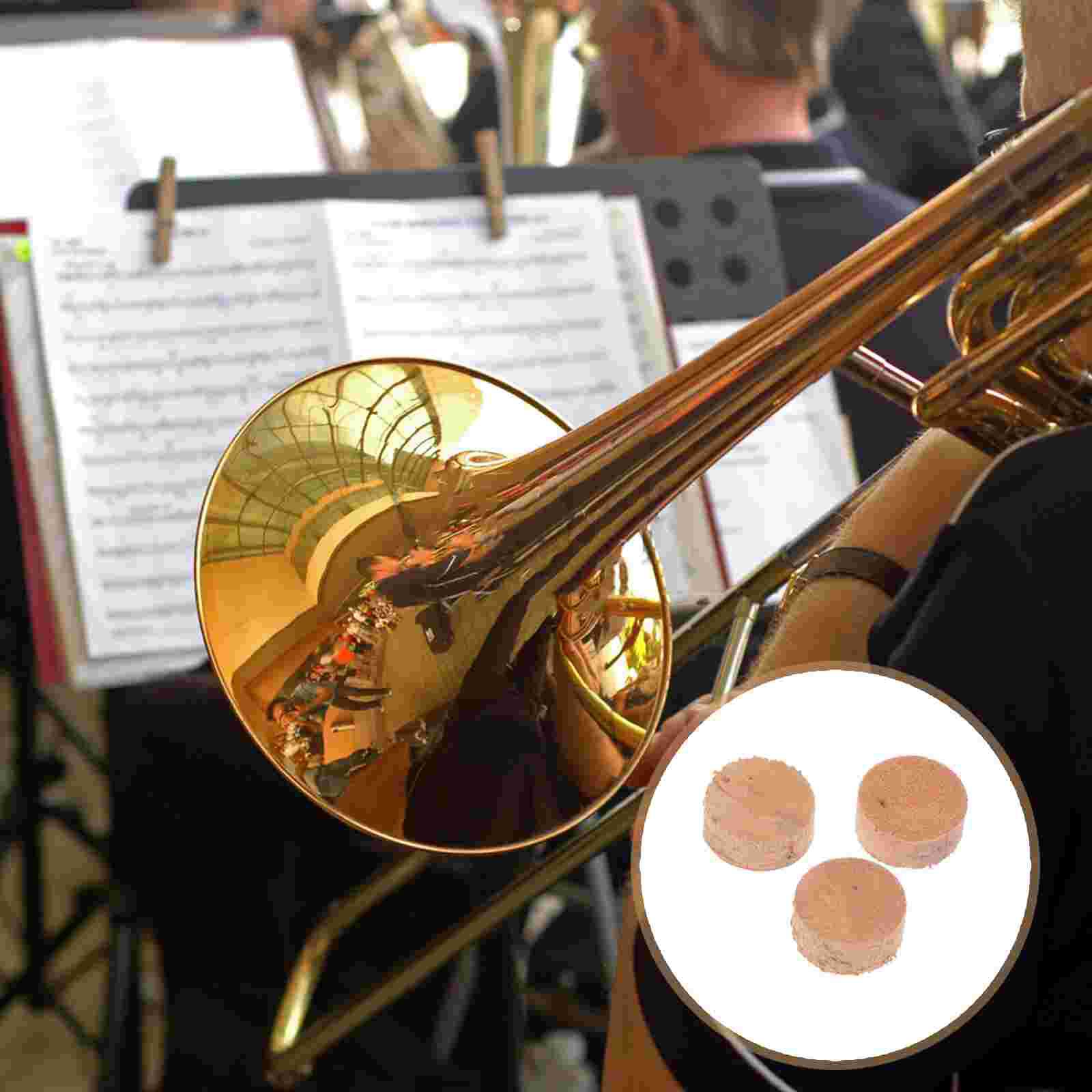 3Pcs Trombone Water Key Wood Cork Pads Musical Ins... – Grandado