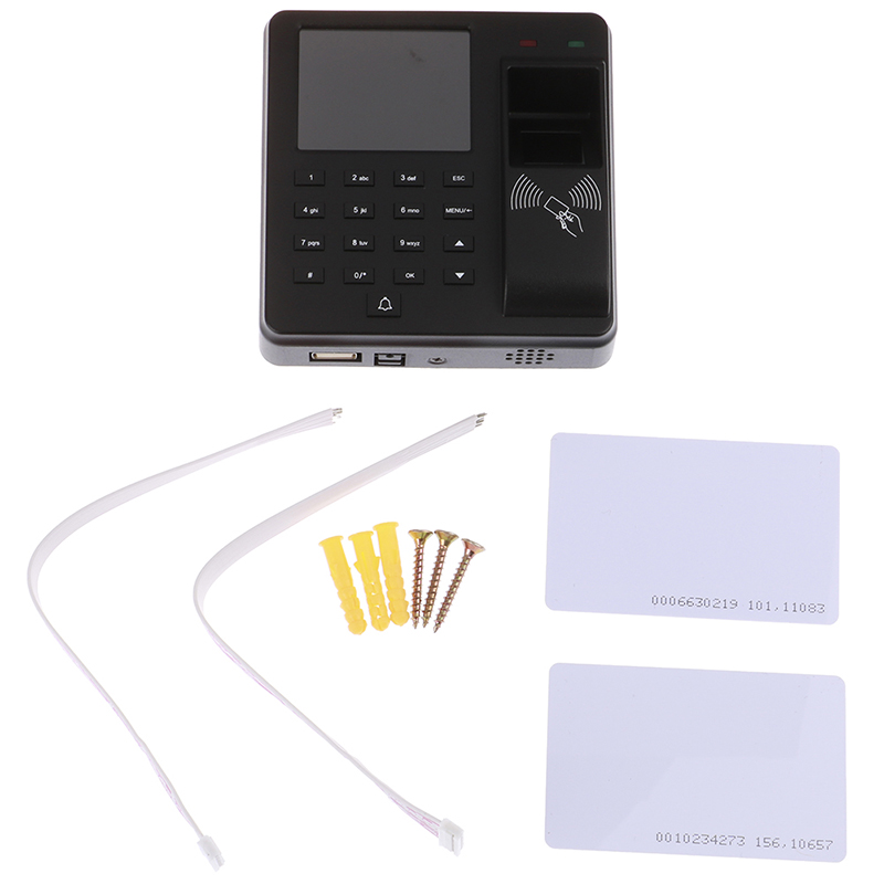 1pc Black Fingerprint Access Control Intercom Mach... – Vicedeal