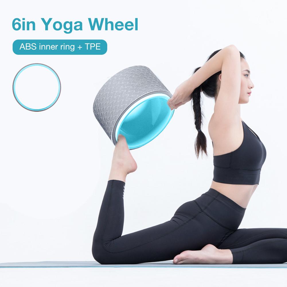 6 zoll Blau Yoga Rad Massage Rad Zurück Stretch Ro... – Vicedeal