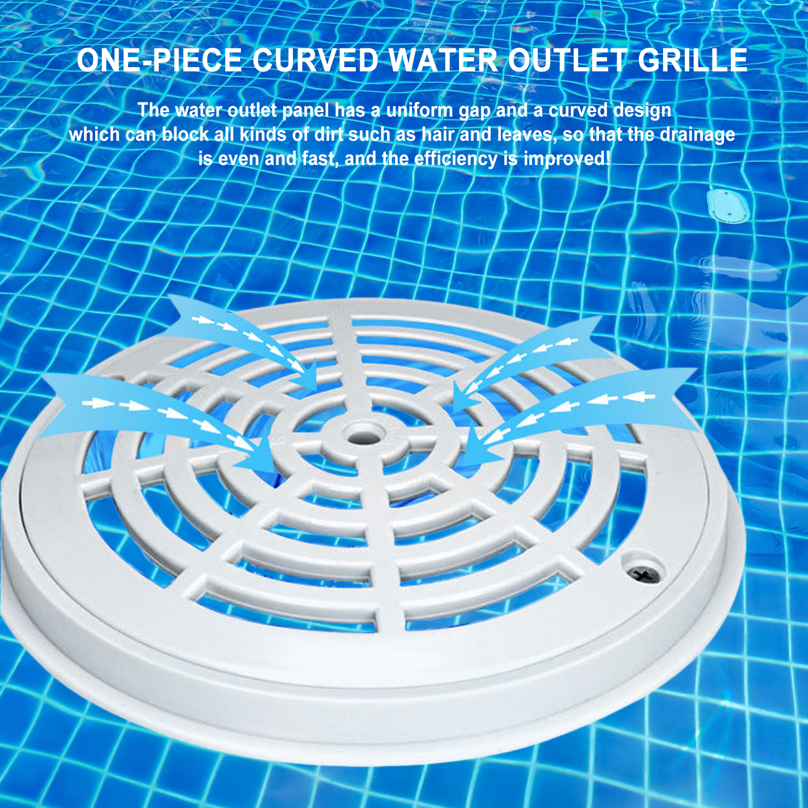 8Inch Pool Drain Cover Pool Master Drain Cover Uni... – Vicedeal