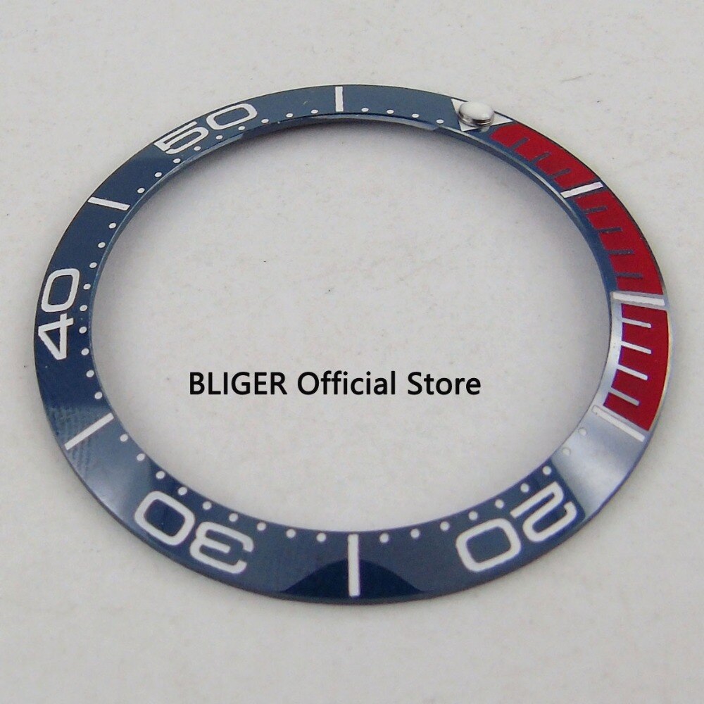Classic 38mm Blue Red Ceramic Bezel Insert Fit For... – Vicedeal