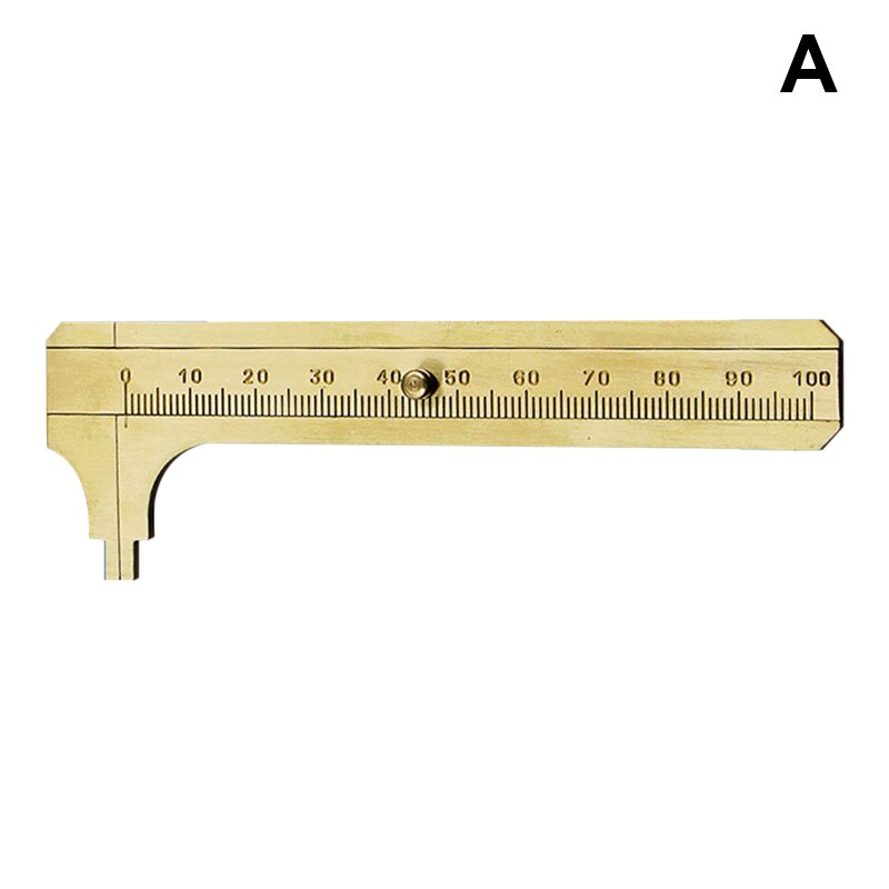 Mini Brass Scale 80/100mm Sliding Gauge Vernier Ca... – Vicedeal