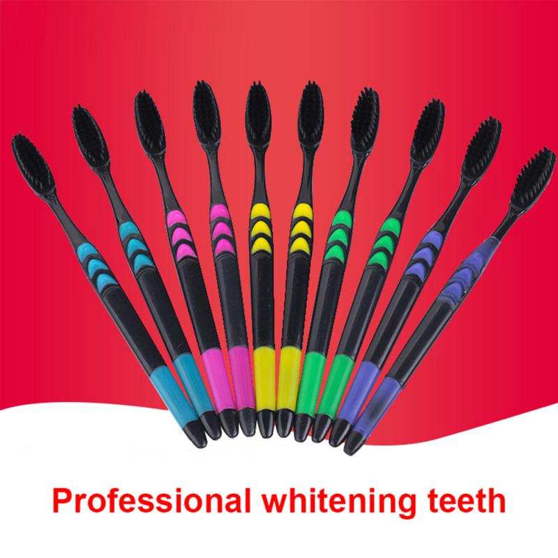 10Pcs Tandenborstel Ultra Zachte Bamboe Houtskool ... – Vicedeal